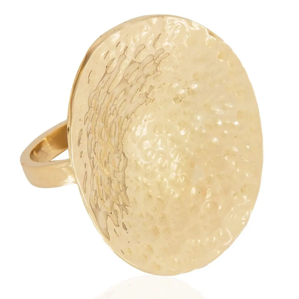Unique Handmade Brass Ring for Bold Style Lovers | Adele Dejak