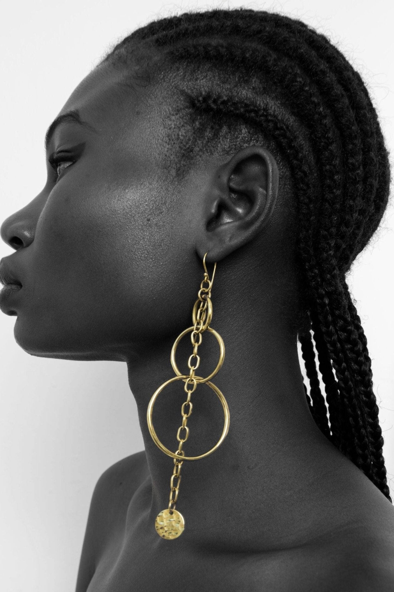 K-Nia Brass Long Earrings – Adele Dejak