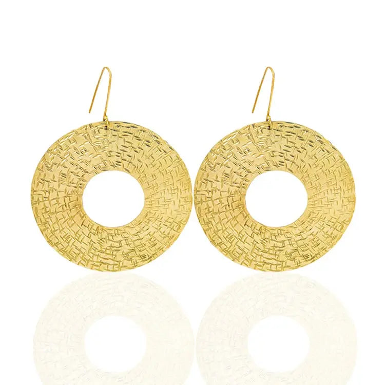 Dhamani Maya Brass Earrings – Adele Dejak