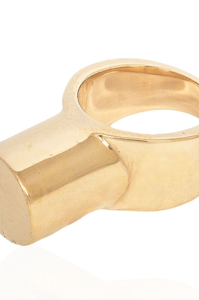 Bold Round Brass Ring for Everyday Style | Adele Dejak