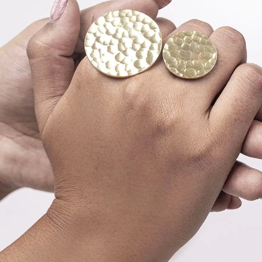 Affordable Hypoallergenic Brass Rings | Gold-Tone – Adele Dejak