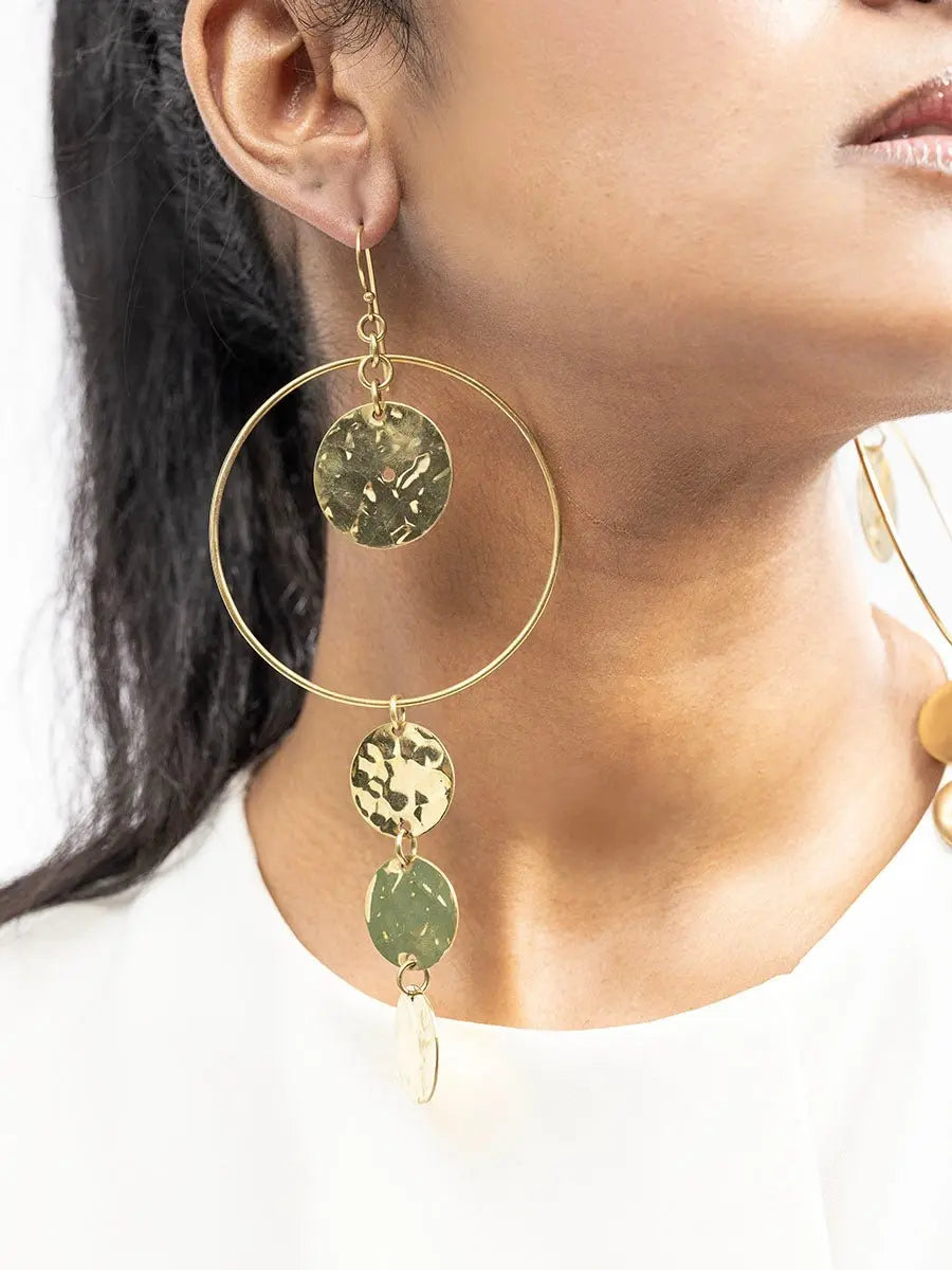 K-Ziki Long Earrings – Stylish African-Inspired Design | Adele Dejak
