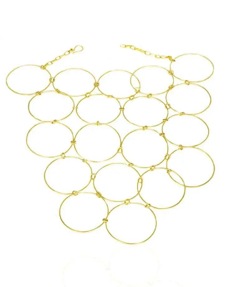 Allela Brass Necklace - Unique African Jewellery Design | Adele Dejak