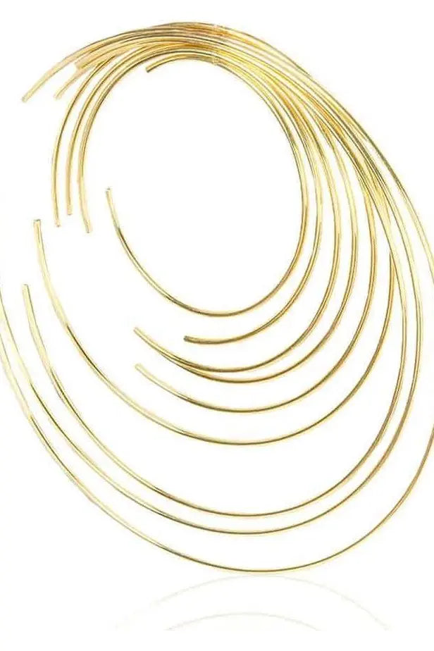 Dhamani Maureen Brass Necklace - Elegant African Jewellery | Adele Dejak