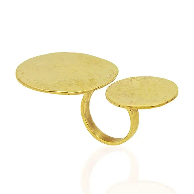 Affordable Hypoallergenic Brass Rings | Gold-Tone – Adele Dejak